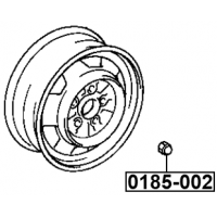 FEBEST - 0185-002 - Wheel nut