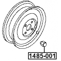 FEBEST - 1485-001 - Wheel nut